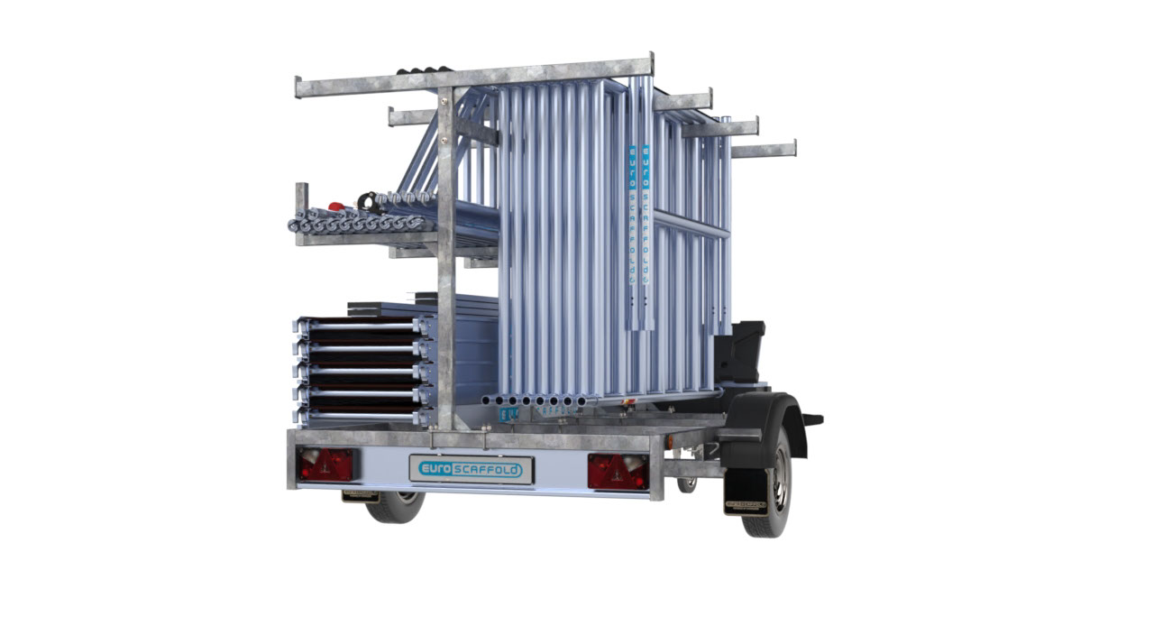 Scaffold trailers 1350 kg - Euroscaffold