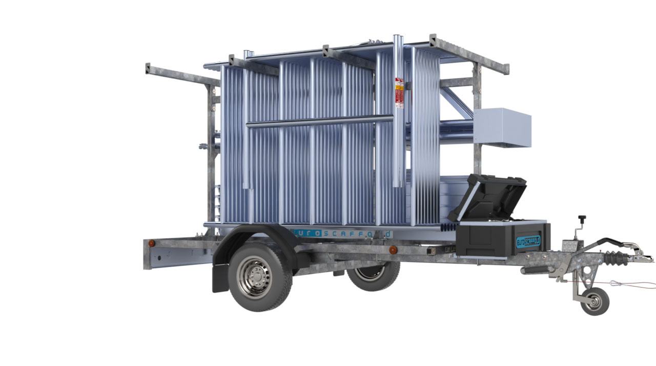 Scaffold trailers 1350 kg - Euroscaffold