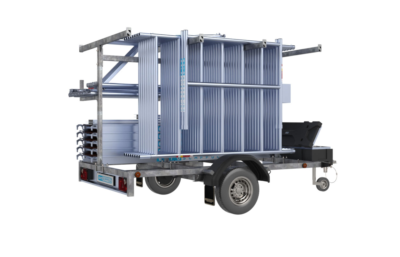 EUROSCAFFOLD SCAFFOLD TRAILER 750 KG