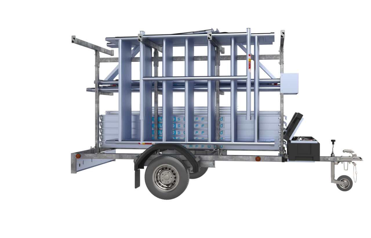 EUROSCAFFOLD SCAFFOLD TRAILER 750 KG